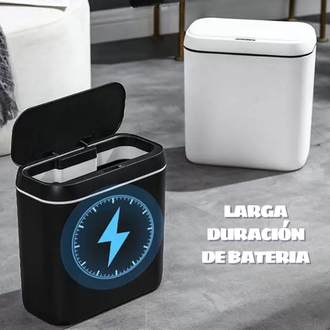 BASURERO OVALADO INTELIGENTE CON SENSOR 18L – INNOshopcr
